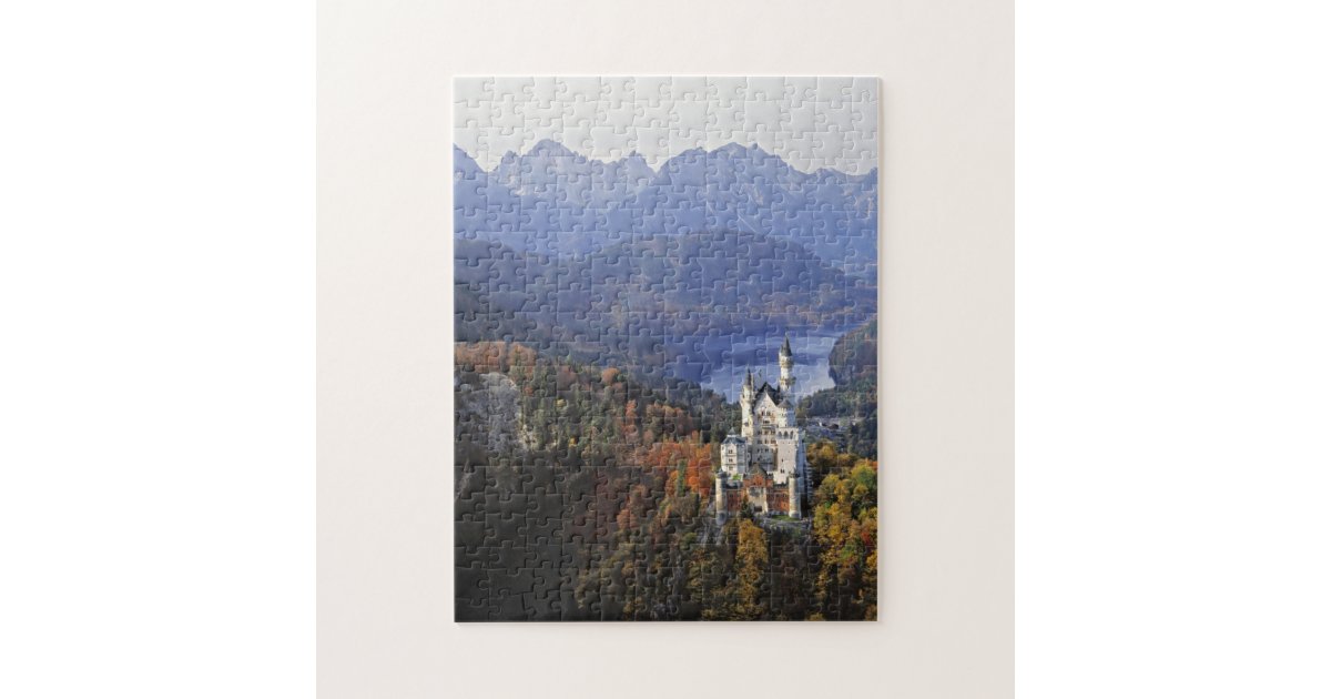 Germany, Bavaria, Neuschwanstein Castle. Jigsaw Puzzle | Zazzle