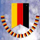 Germany bunting, wedding party banner, German Flag | Zazzle