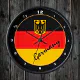 Germany Clock, Modern home design, German Flag Round Clock | Zazzle