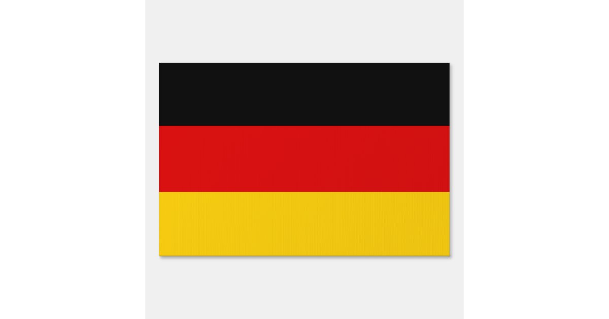 Germany flag - Deutschland Sign | Zazzle