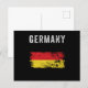 Germany Flag Distressed - German Flag Postcard | Zazzle
