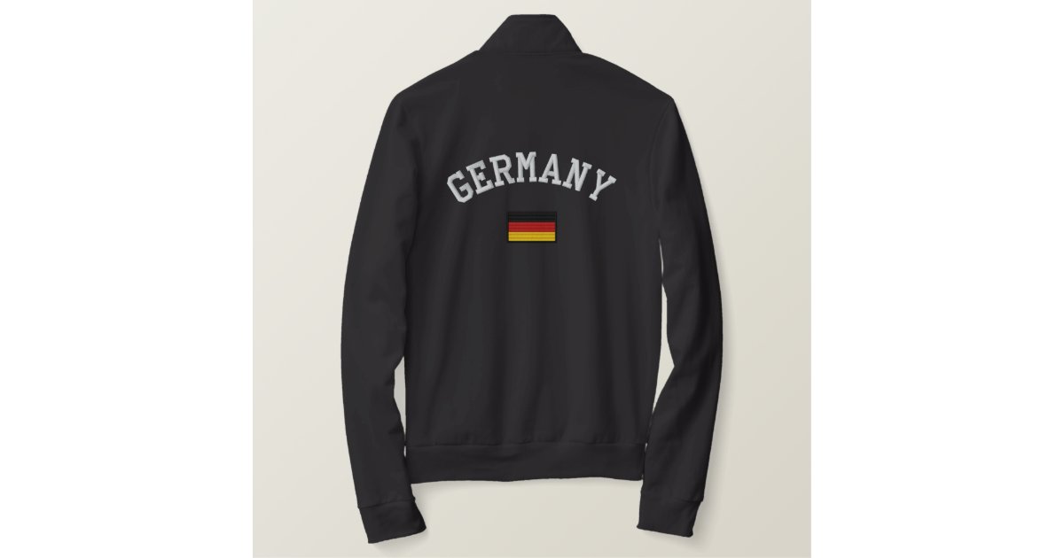 Germany Flag Embroidered Jacket | Zazzle.com