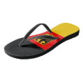Germany Flag Flip Flops | Zazzle
