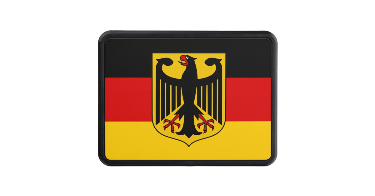 Germany flag hitch cover | Zazzle
