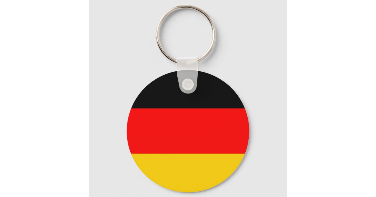 Germany Flag Keychain | Zazzle