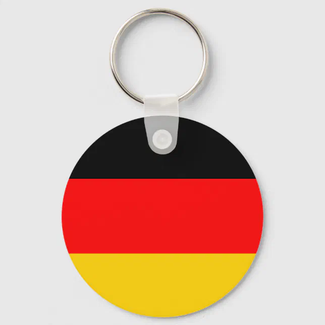 Germany Flag Keychain | Zazzle