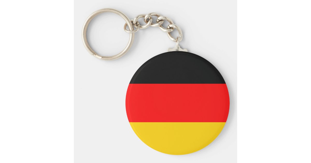 Germany Flag Keychain | Zazzle.com