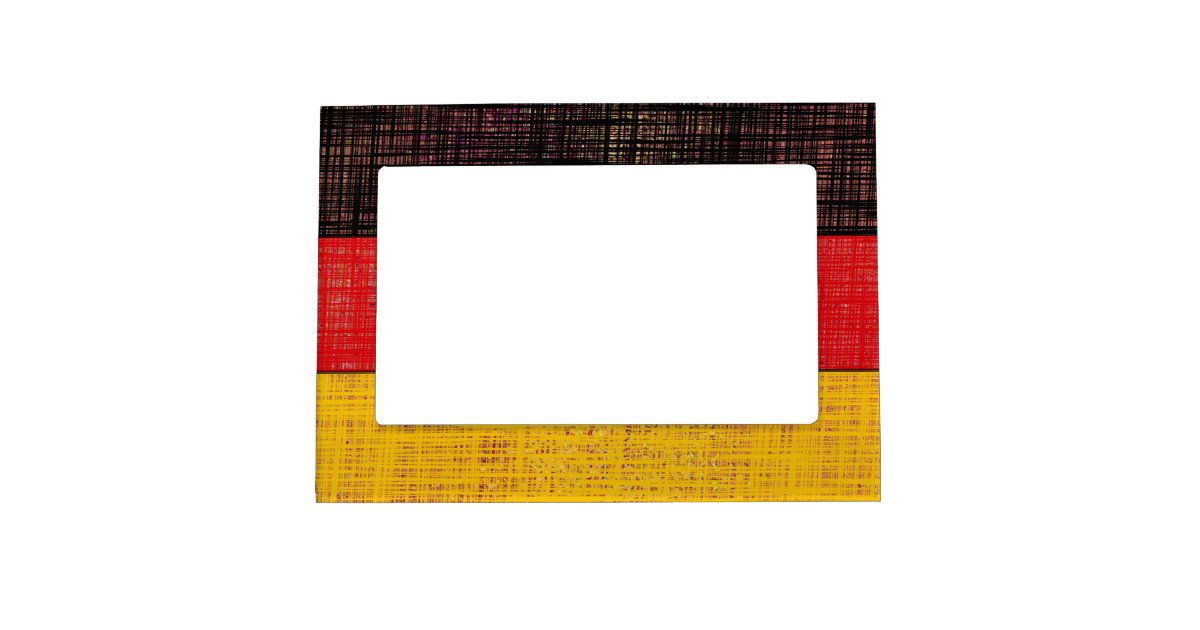 GERMANY FLAG Magnetic Frame | Zazzle