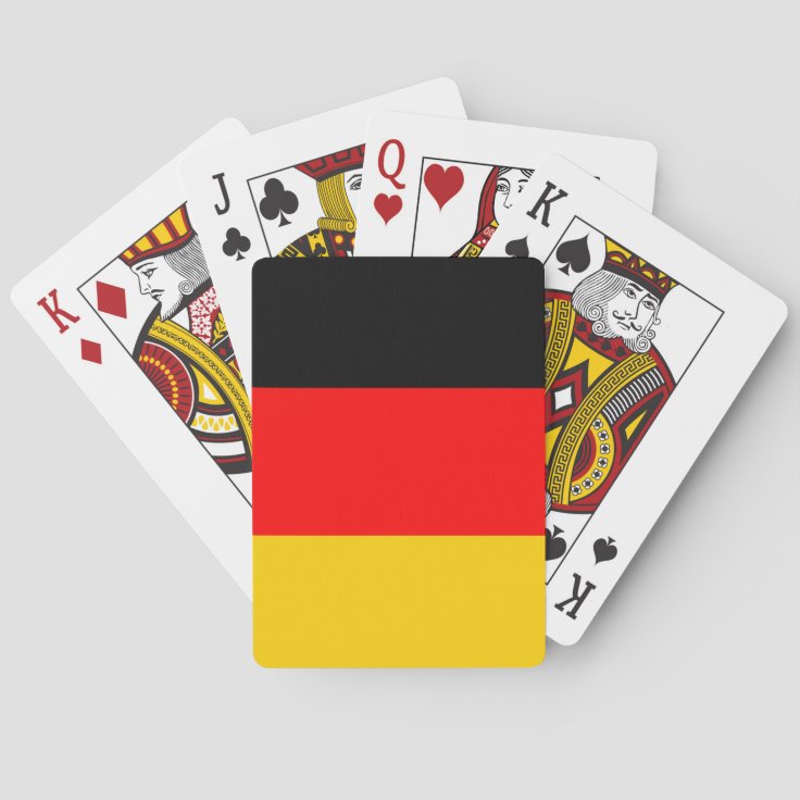 Germany Flag Playing Cards | Zazzle