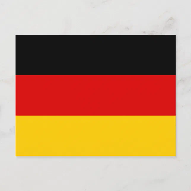 Germany - Flag - Postcard | Zazzle