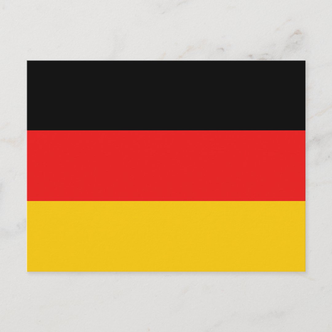 Germany Flag Postcard | Zazzle