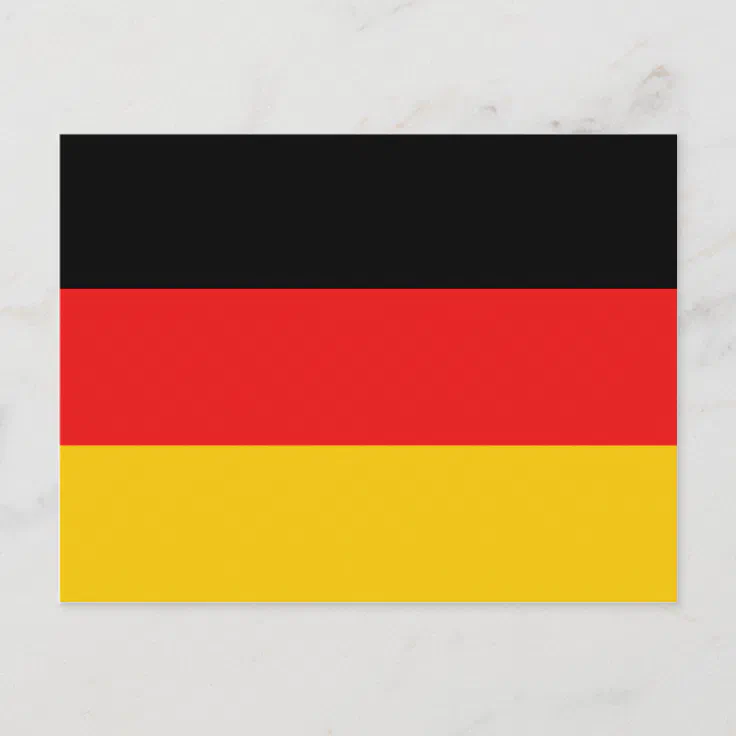 Germany Flag Postcard | Zazzle
