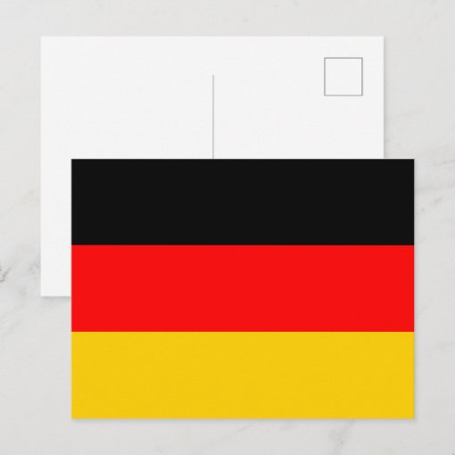 Germany Flag Postcard | Zazzle