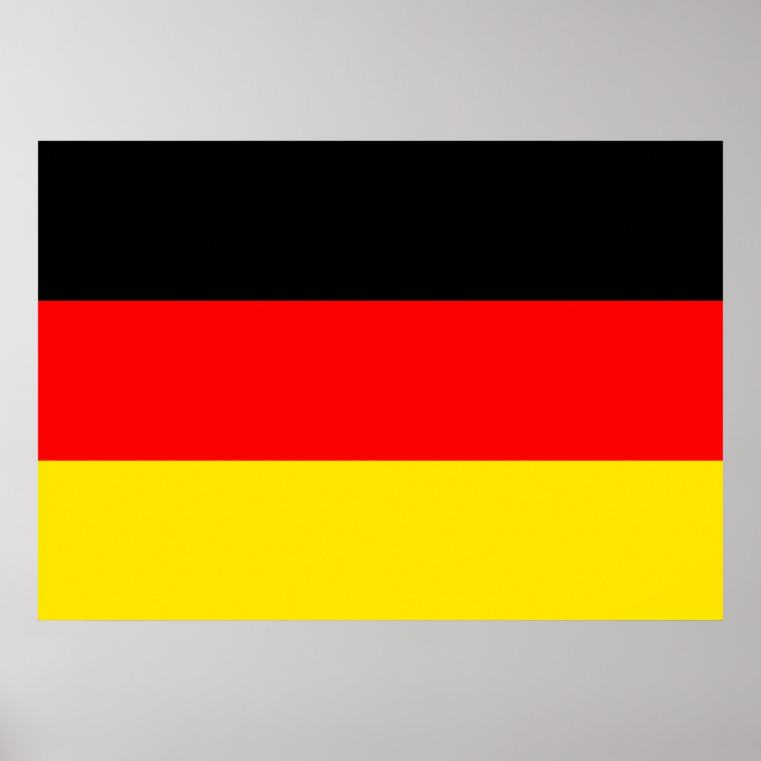 Germany Flag Poster Zazzle Germany Flag Poster Zazzle