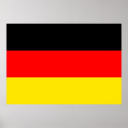 Germany Flag Poster | Zazzle