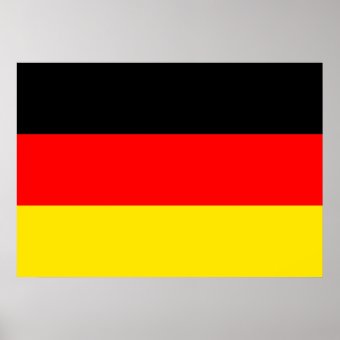 Germany Flag Poster | Zazzle