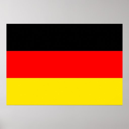 Germany Flag Poster | Zazzle