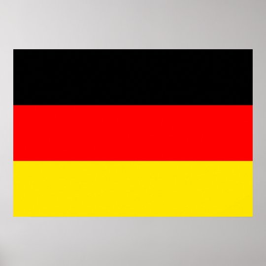 Germany Flag Poster Zazzle Germany Flag Poster Zazzle
