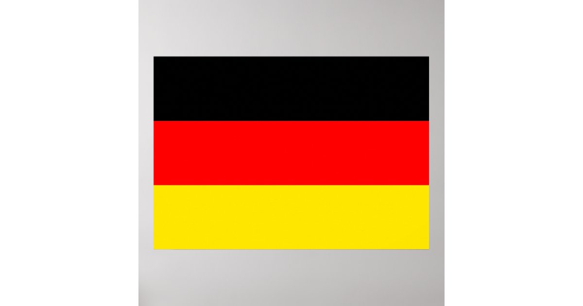 Germany Flag Poster | Zazzle