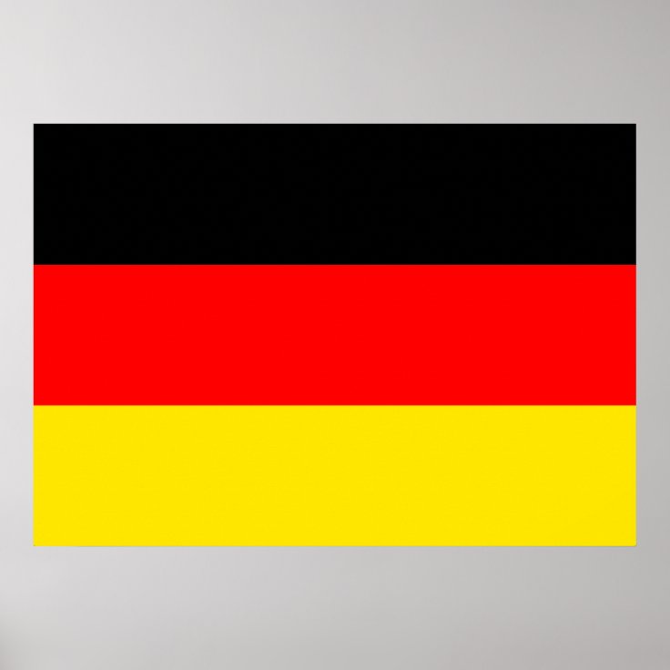 Germany Flag Poster | Zazzle