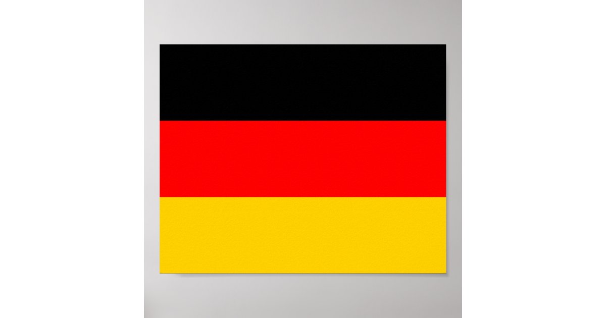 Germany Flag Poster | Zazzle