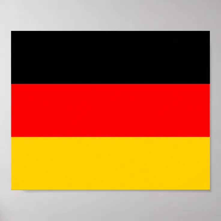 Germany Flag Poster | Zazzle