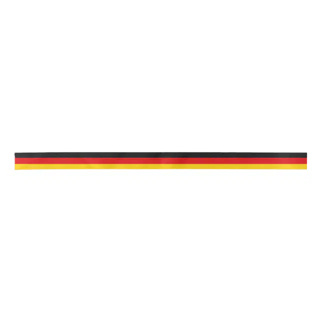 Germany flag satin ribbon | Zazzle