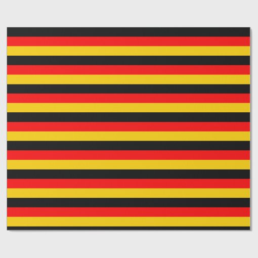 Germany Flag Wrapping Paper | Zazzle