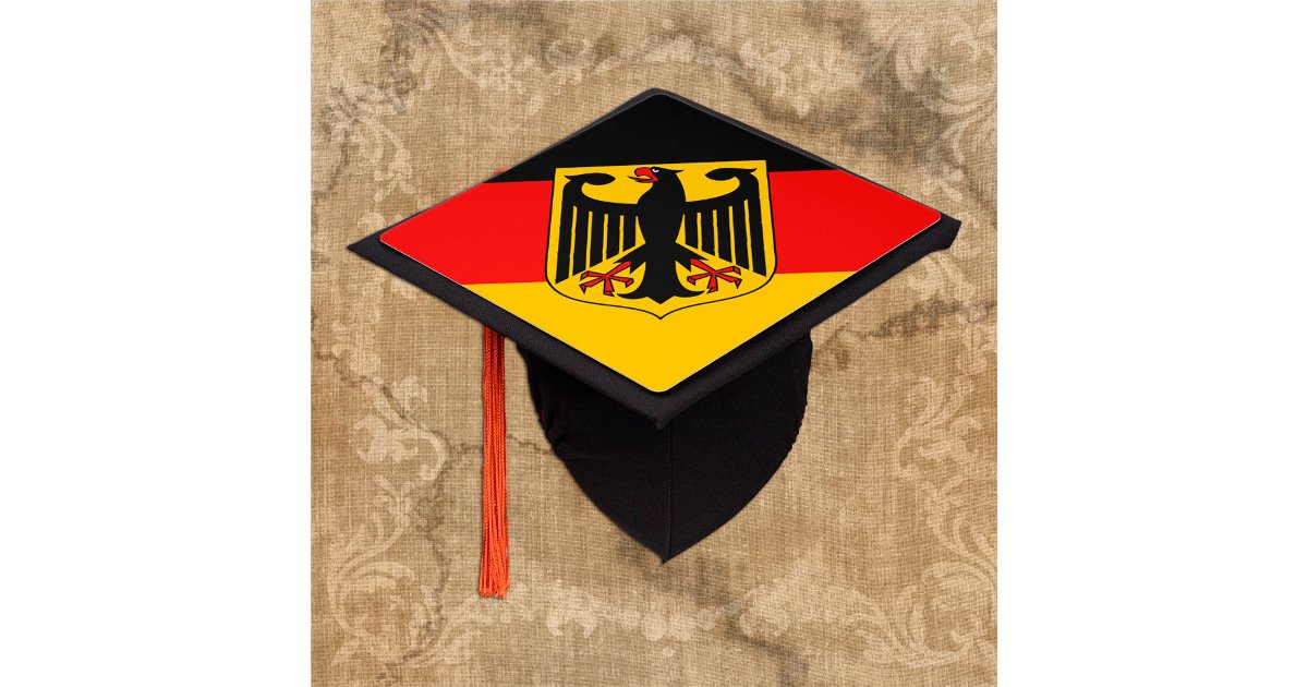Germany & German Flag - Students /University Graduation Cap Topper | Zazzle