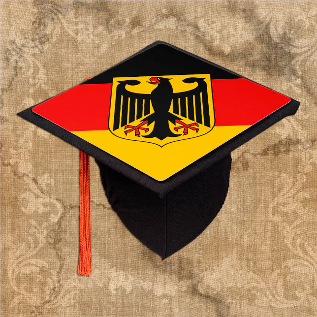 Germany & German Flag - Students /University Graduation Cap Topper | Zazzle