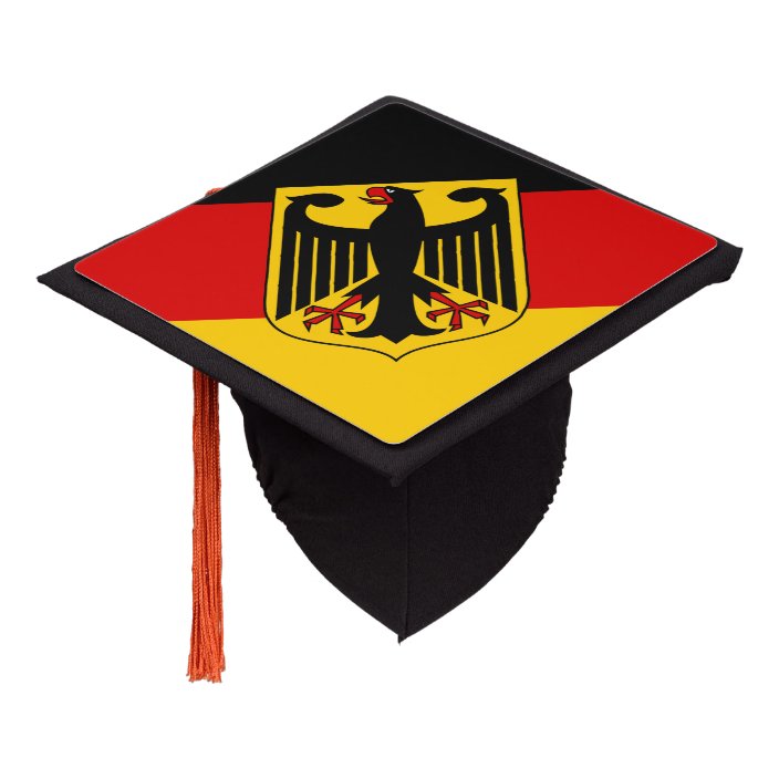 Germany & German Flag - Students /University Graduation Cap Topper ...