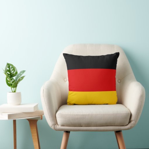 Germany (German) Flag Throw Pillow | Zazzle