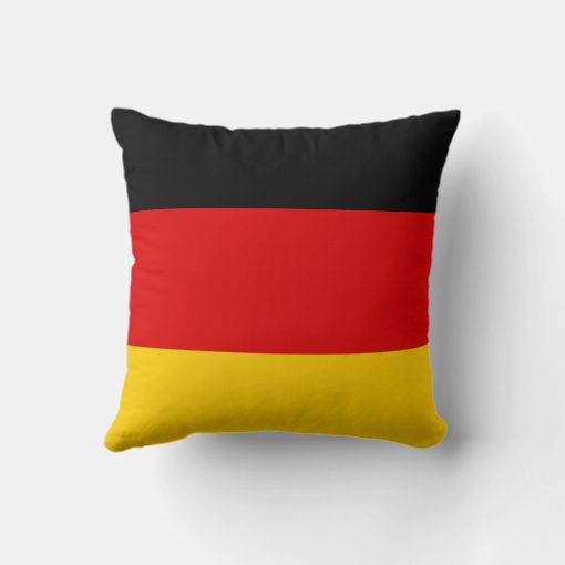 Germany (German) Flag Throw Pillow | Zazzle