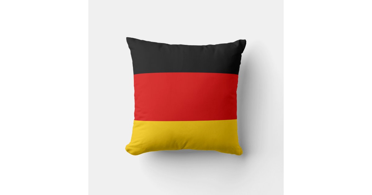 Germany (German) Flag Throw Pillow | Zazzle