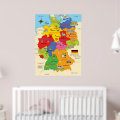 Germany map poster | Zazzle