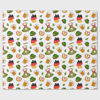 Germany Pattern Wrapping Paper | Zazzle