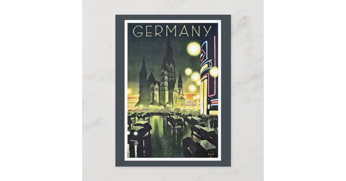 Germany travel ad (Berlin) Postcard | Zazzle