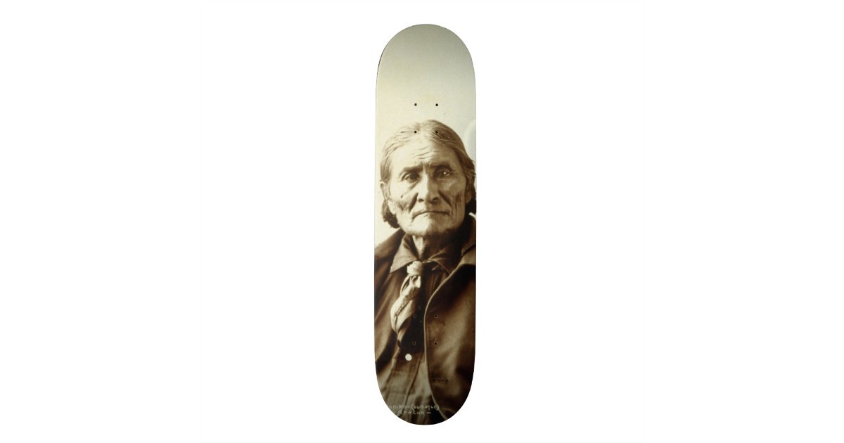 Geronimo (Guiyatle) Apache Native American Indian Skateboard | Zazzle.com
