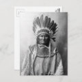 Geronimo in headdress 1907 postcard | Zazzle