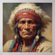Geronimo Indian Chief Warrior Portrait Poster | Zazzle