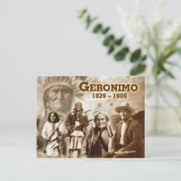 Geronimo of the Chiricahua Apache Postcard | Zazzle