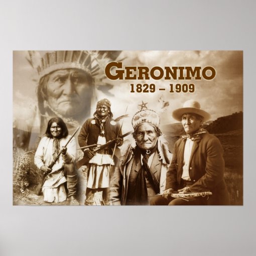 Geronimo of the Chiricahua Apache Poster | Zazzle