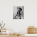'Geronimo with Headdress' Poster | Zazzle