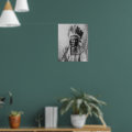 'Geronimo with Headdress' Poster | Zazzle