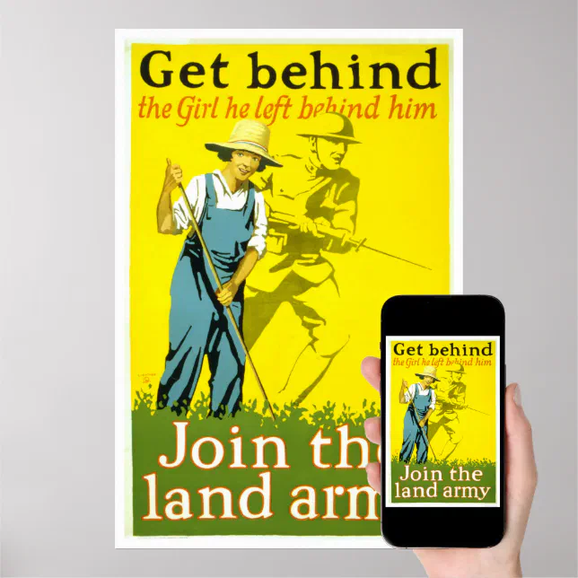 Get Behind the Girl he Left Behind Poster | Zazzle