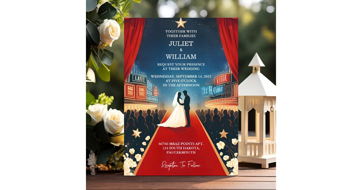 Get Cinema Retro Movie Ticket Most Popular Wedding Invitation | Zazzle
