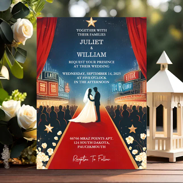 Get Cinema Retro Movie Ticket Most Popular Wedding Invitation | Zazzle