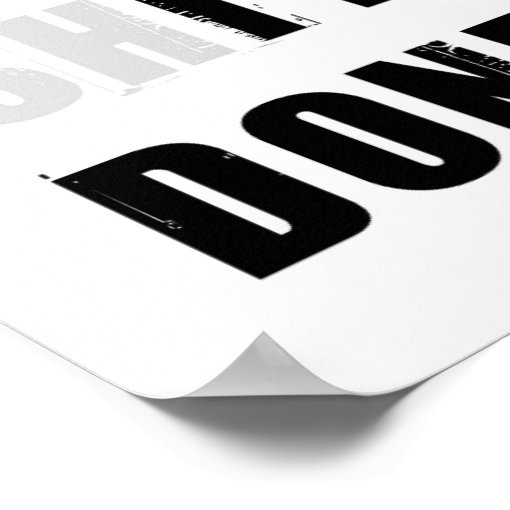 Get It Done Inspirational Quote Poster | Zazzle