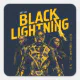 Get Lit - Black Lightning Square Sticker | Zazzle