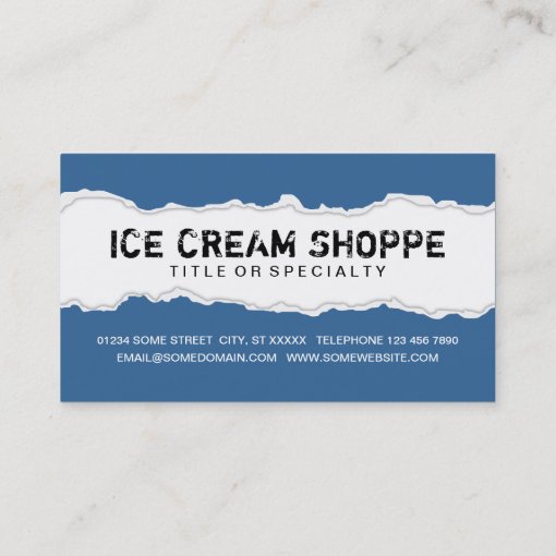 get one free ICE CREAM Loyalty Card | Zazzle